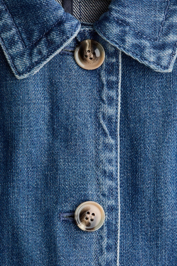 Chamarra de denim - Azul denim - Ladies | H&M MX