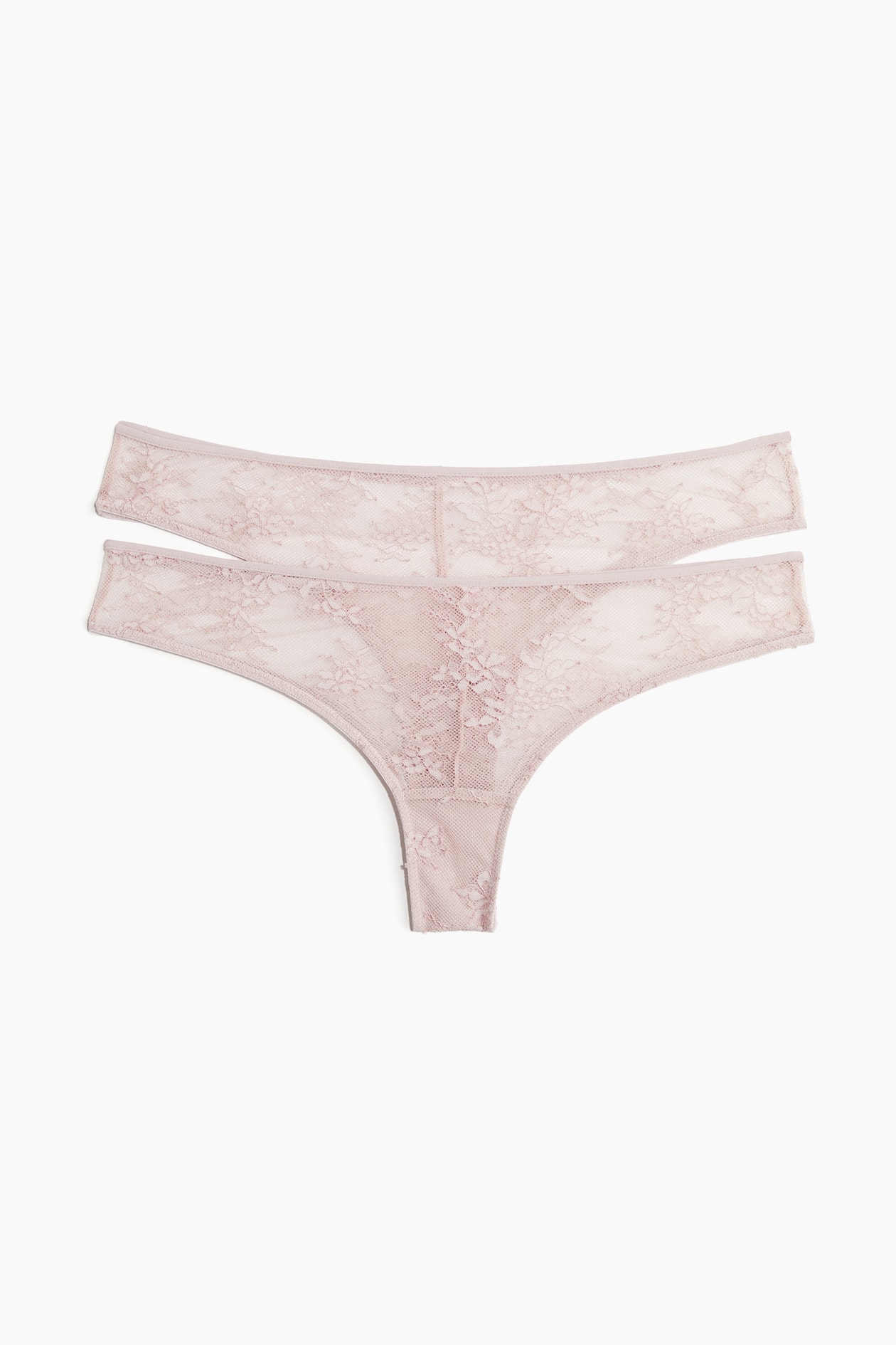 Women's Light pink 2-pack Lace Brazilian Briefs | H&M CA