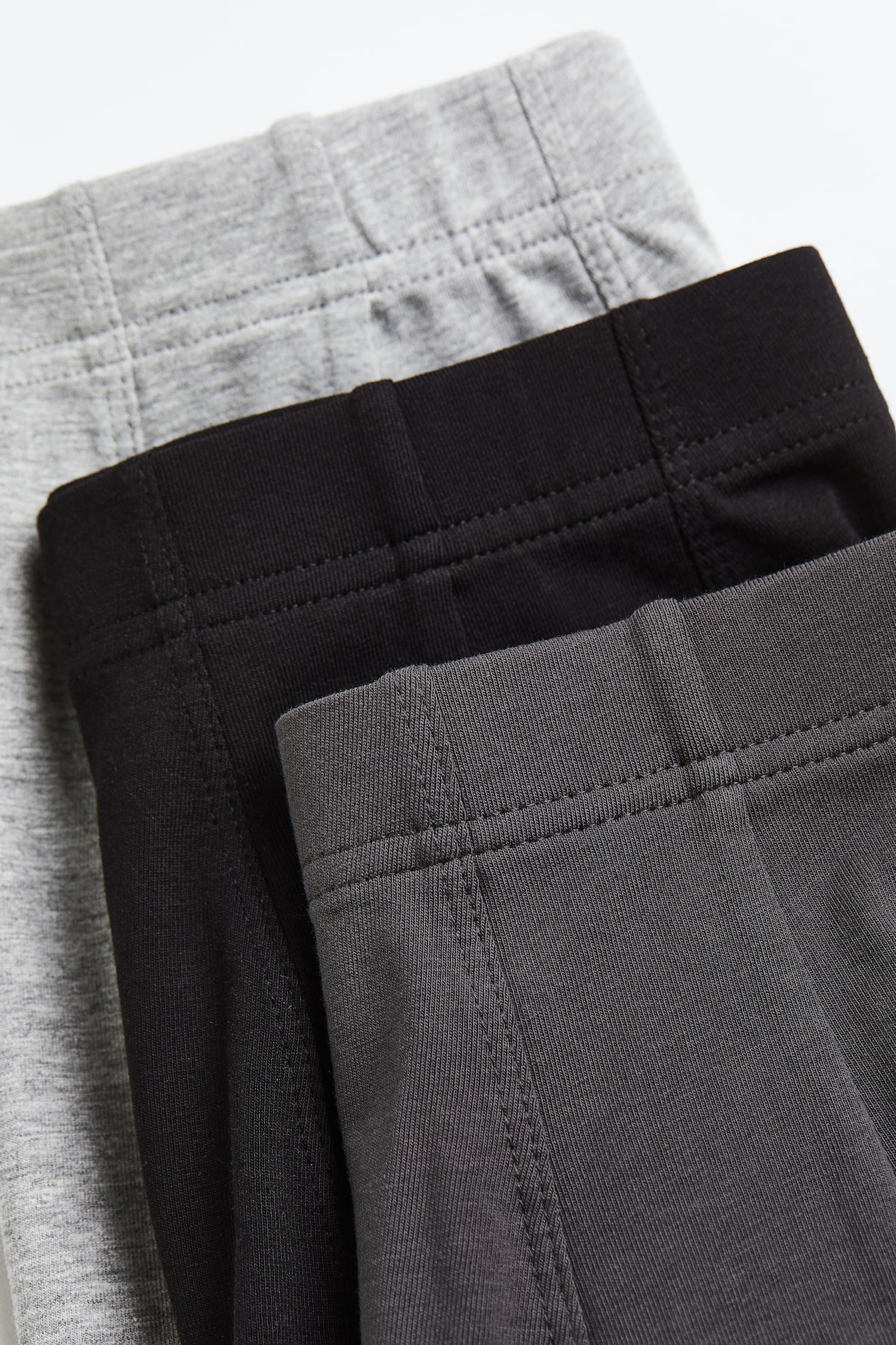 Men’s Grey/Black 5-pack cotton short trunks | H&M GB