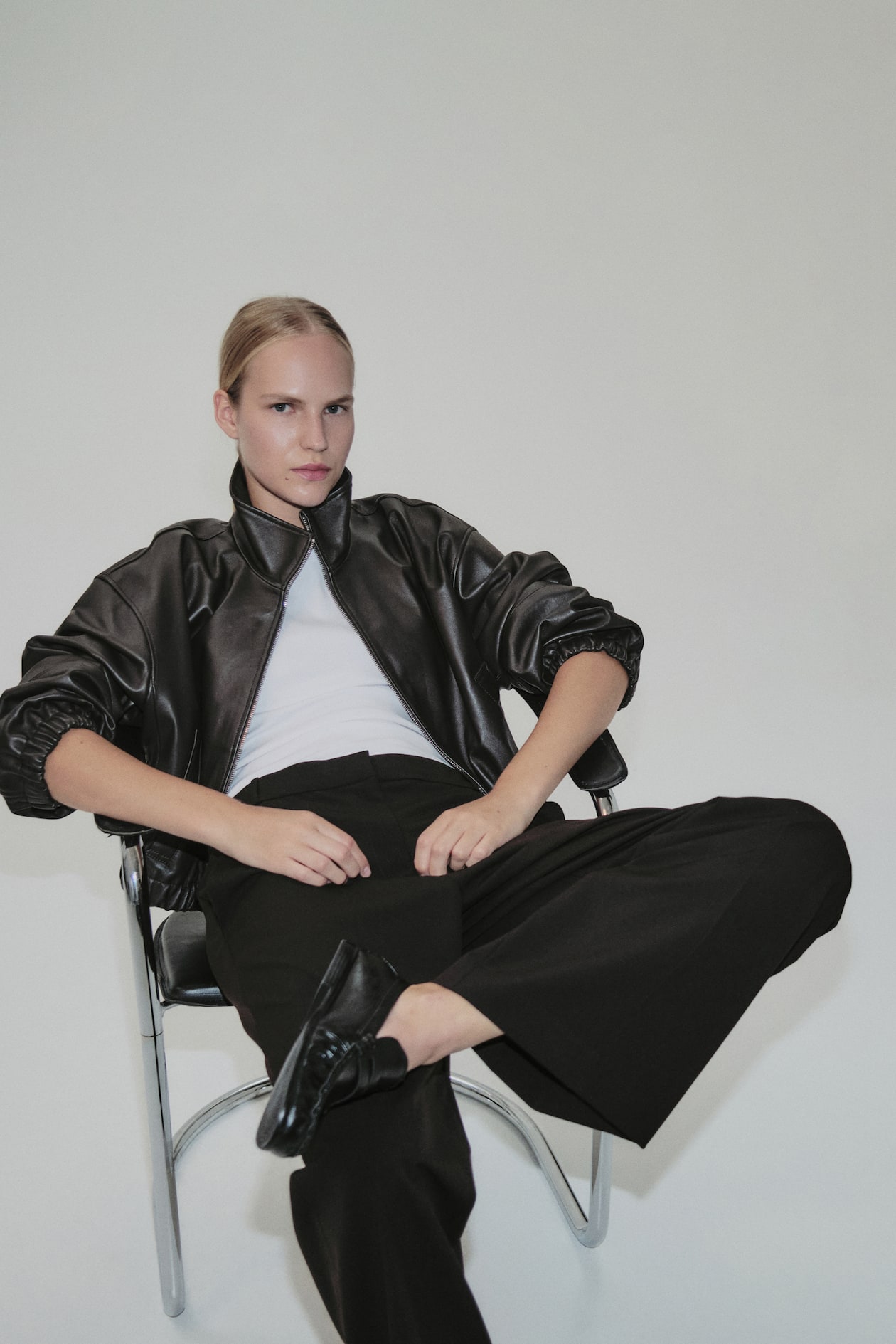 Wrinkle-resistant Weite elegante Hose - Dunkelbraun - Ladies | H&M DE