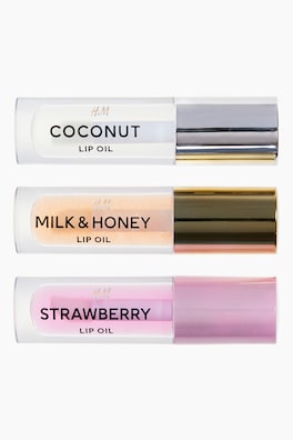 3-piece Lip Oil Kit - Pink - Beauty all | H&M US