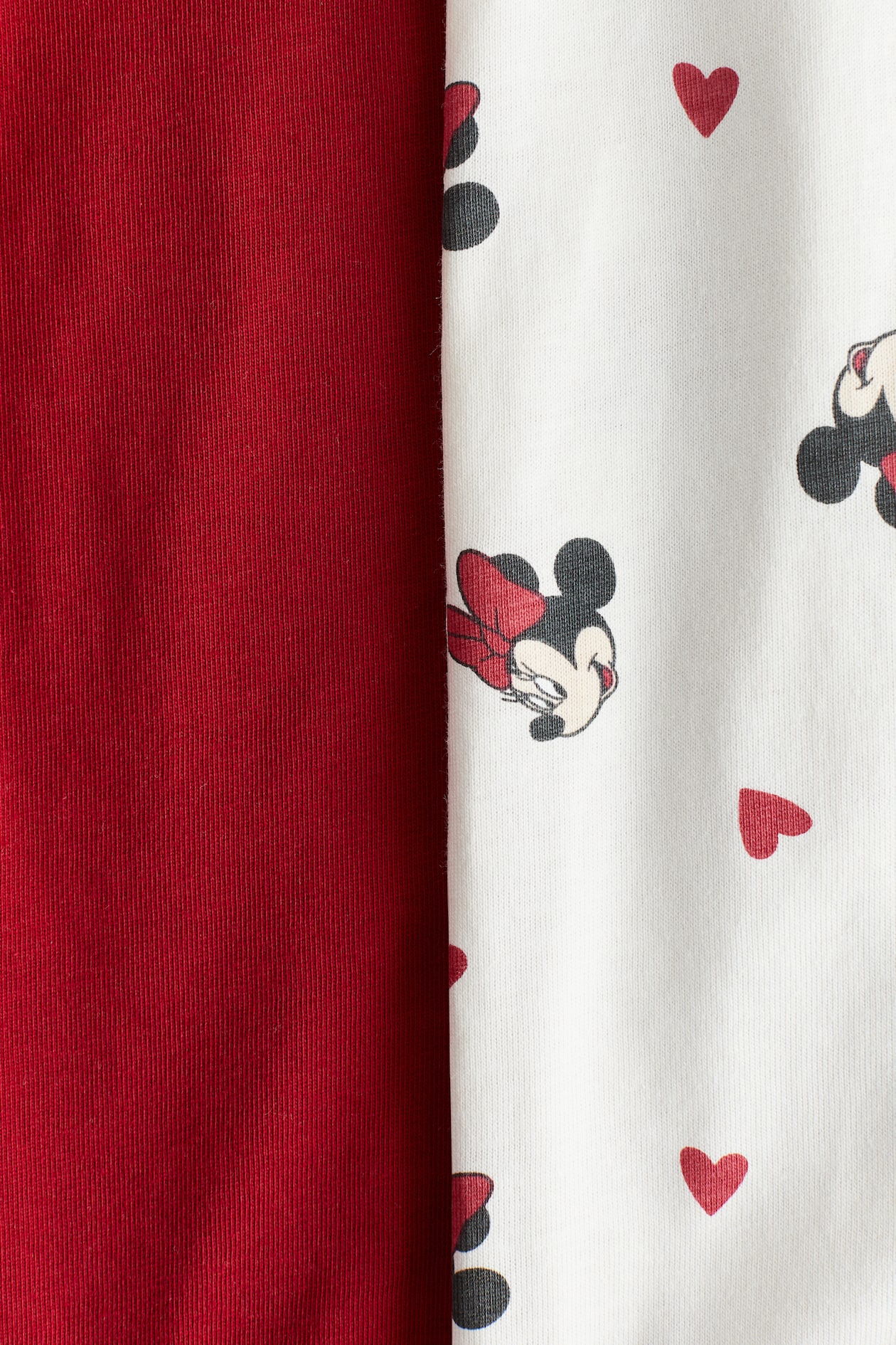 Pack de 2 pijamas estampados - Vermelho/Minnie - CRIANÇA | H&M PT