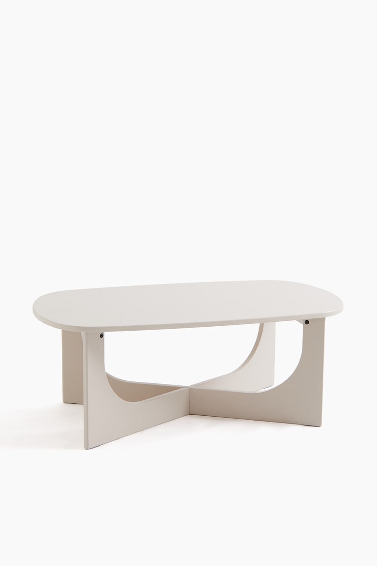 Light beige Wooden Coffee Table at H&M Home | H&M US