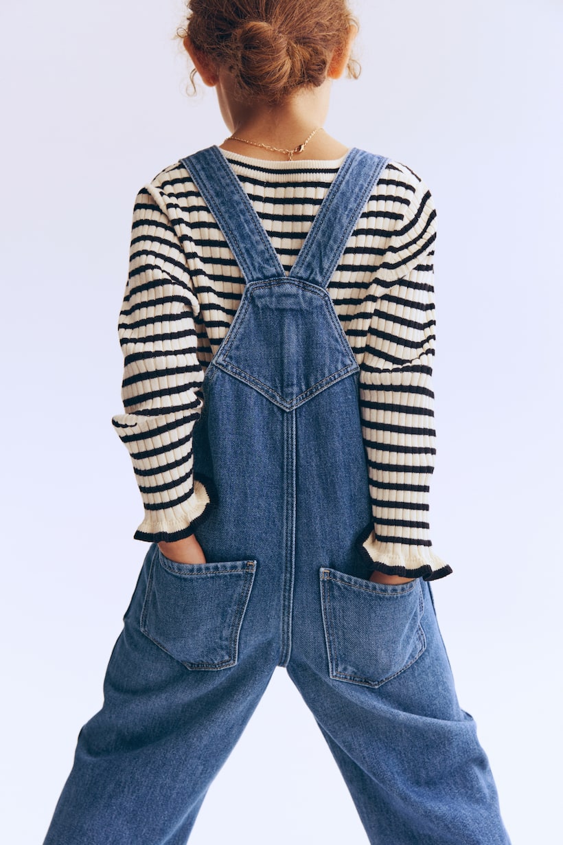 Overol de denim - Azul denim - Kids | H&M MX