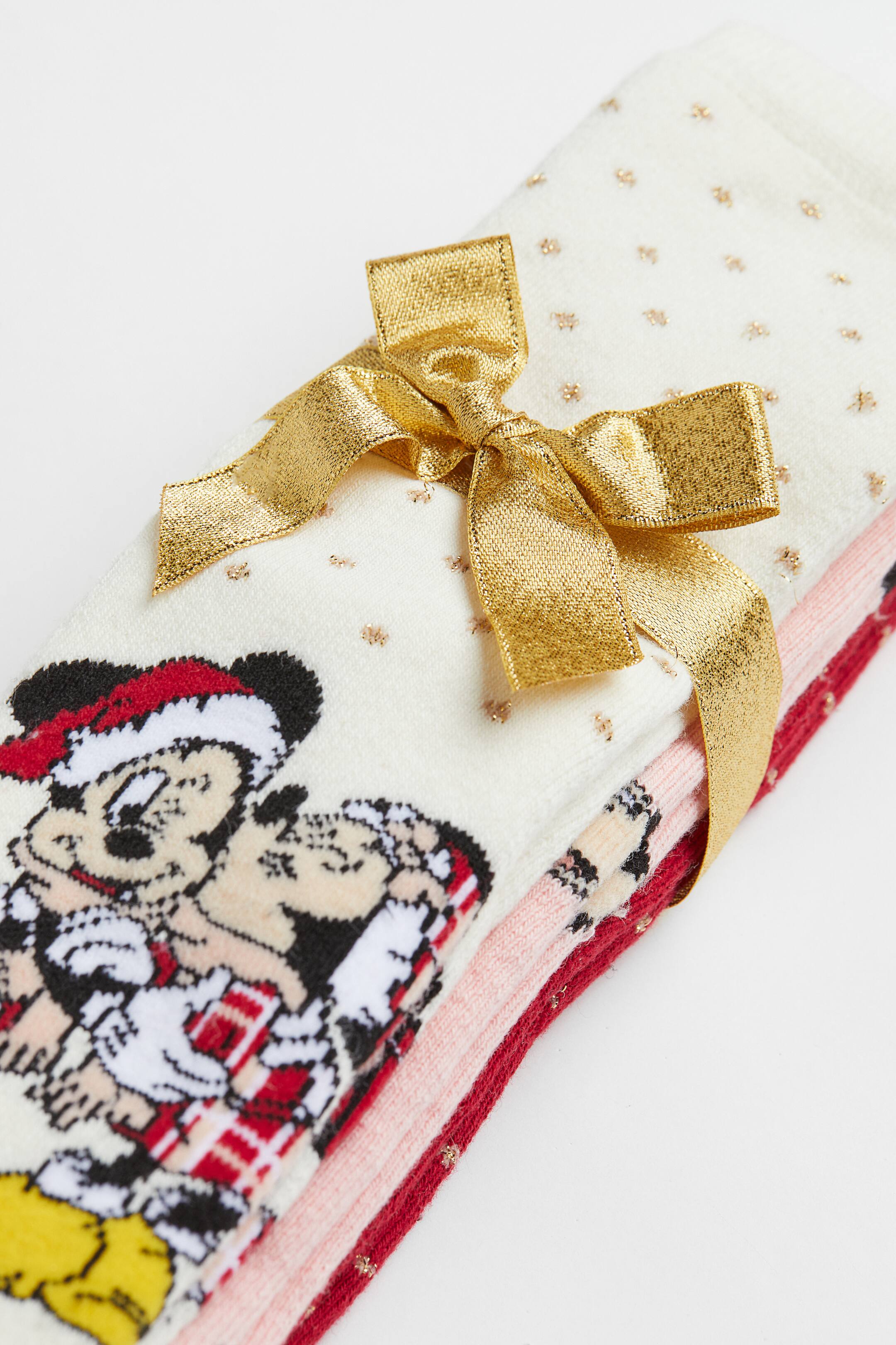 3-pack Terry Socks - Red/Minnie Mouse - Kids | H&M US