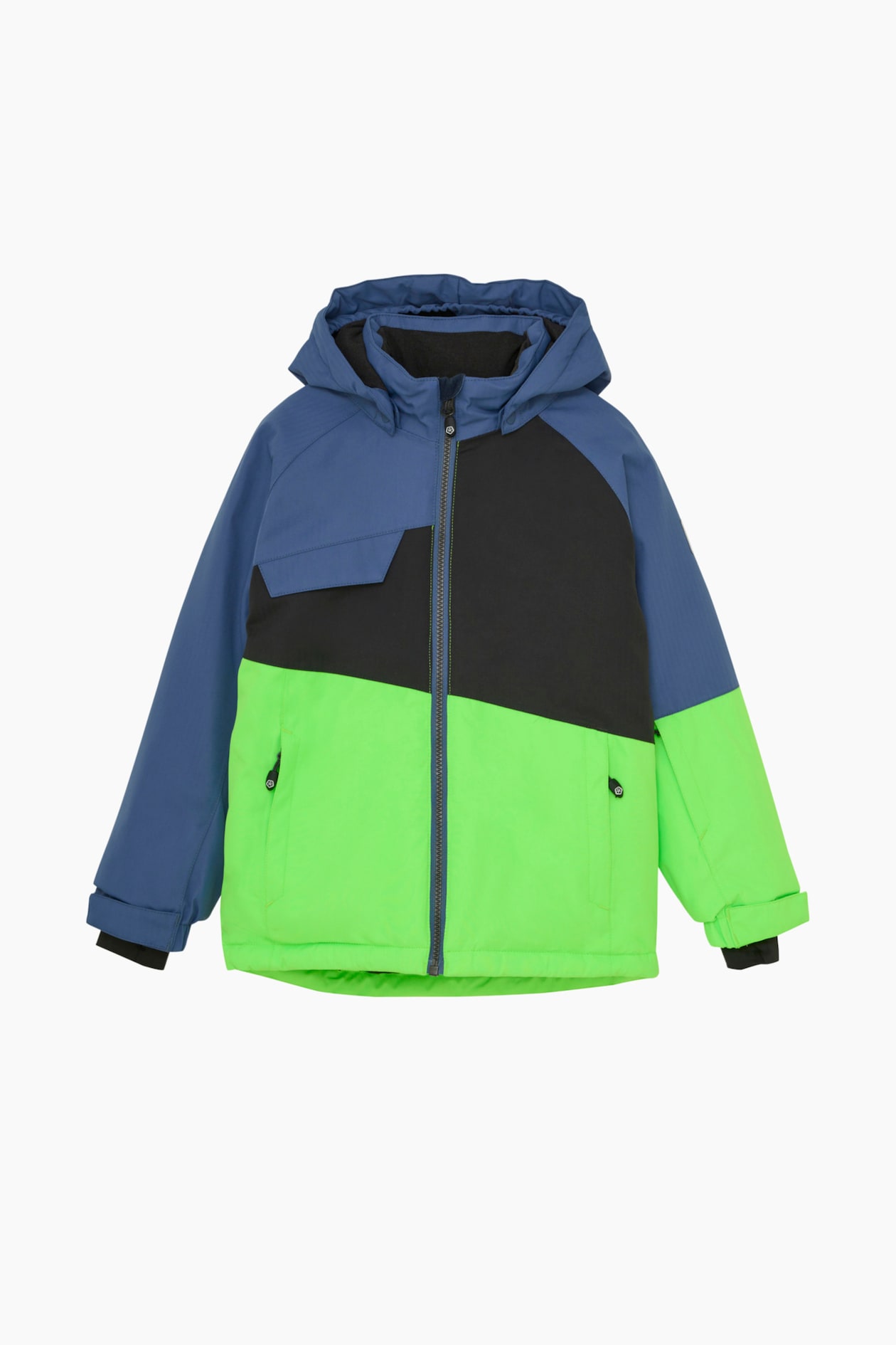 Skidjacka - Colorblock - Vintage Indigo - Color Kids - BARN | H&M SE