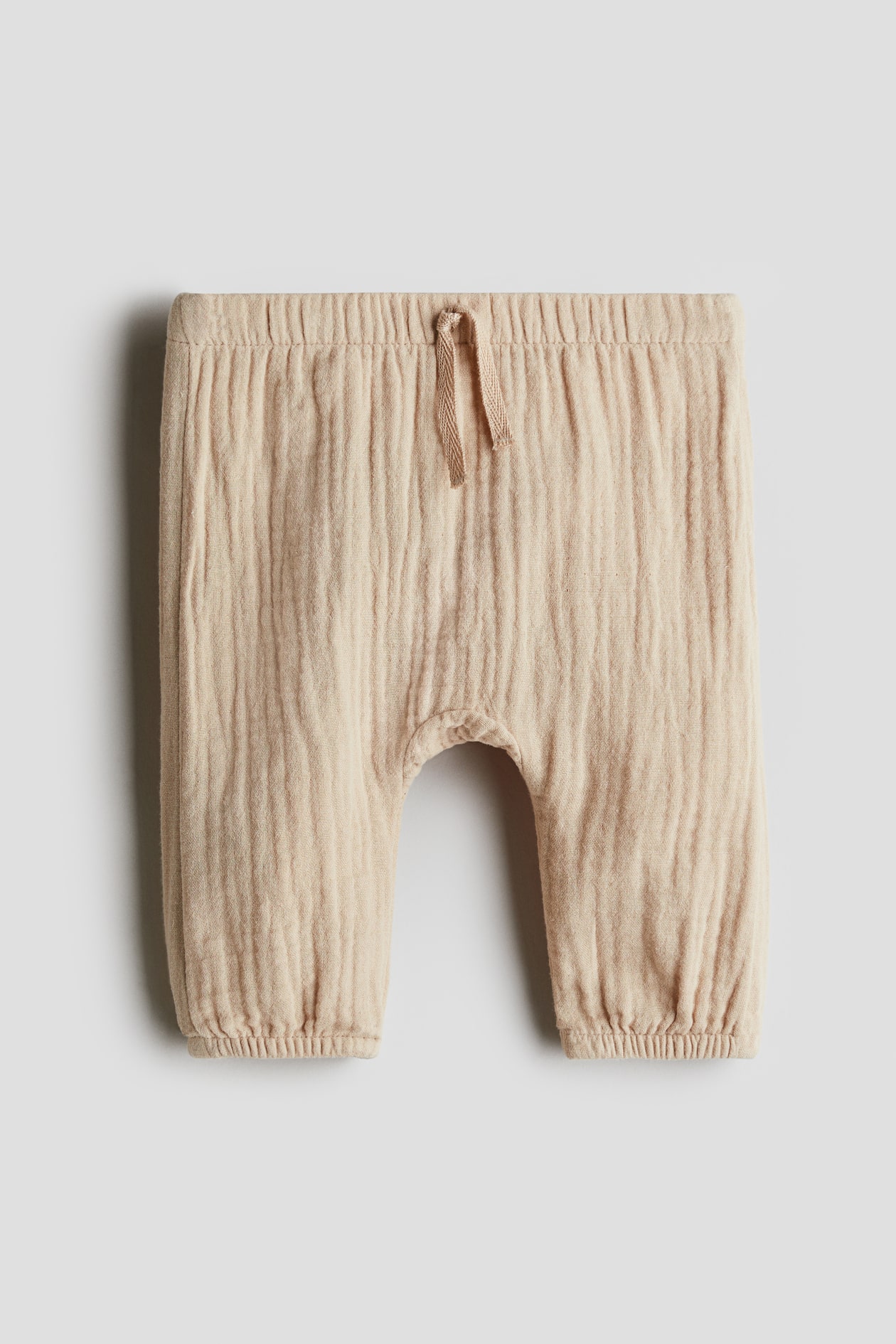 Cotton Muslin Pants - Beige - Kids | H&M US