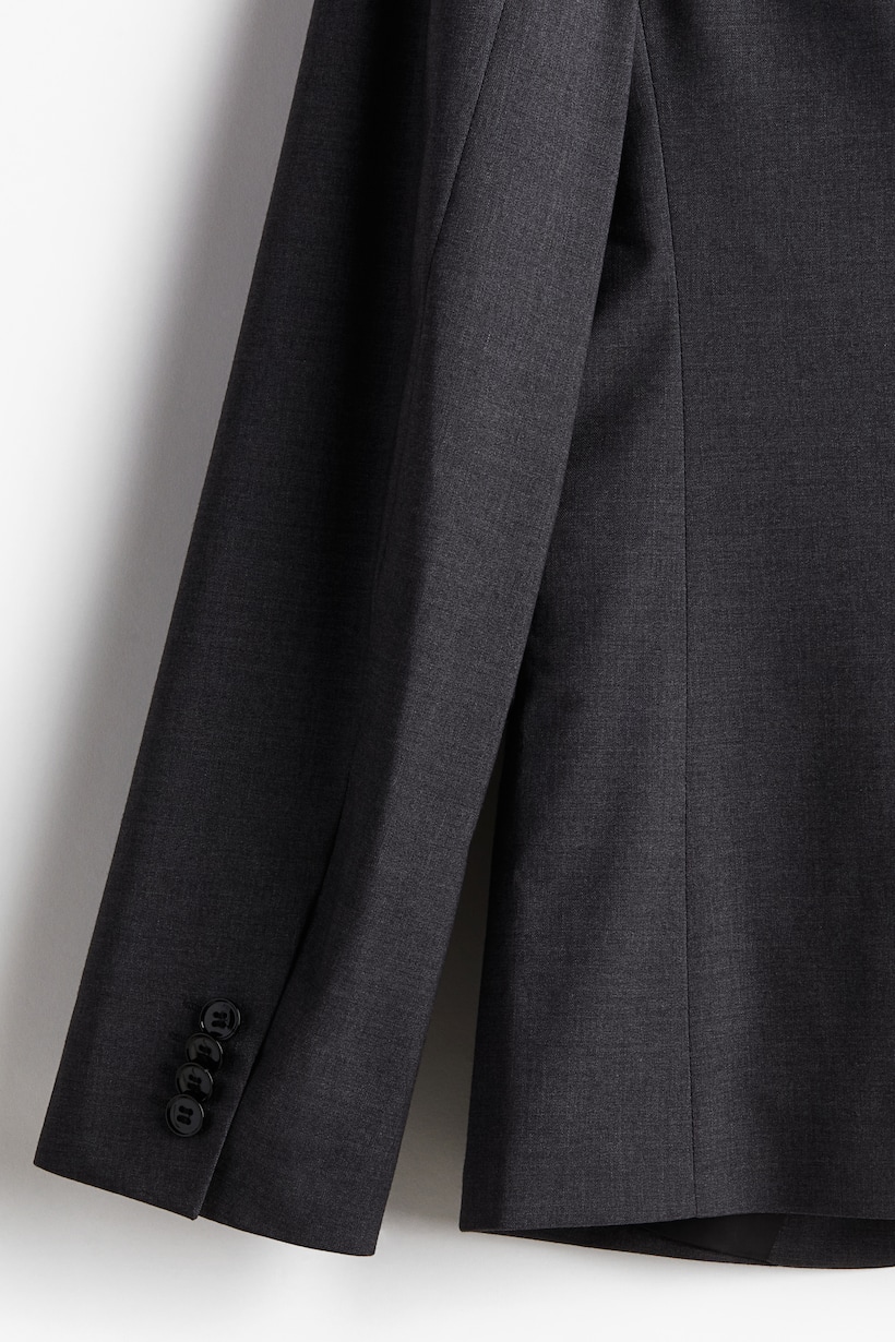 Men’s Dark gray Skinny Fit Single-Breasted Jacket | H&M US
