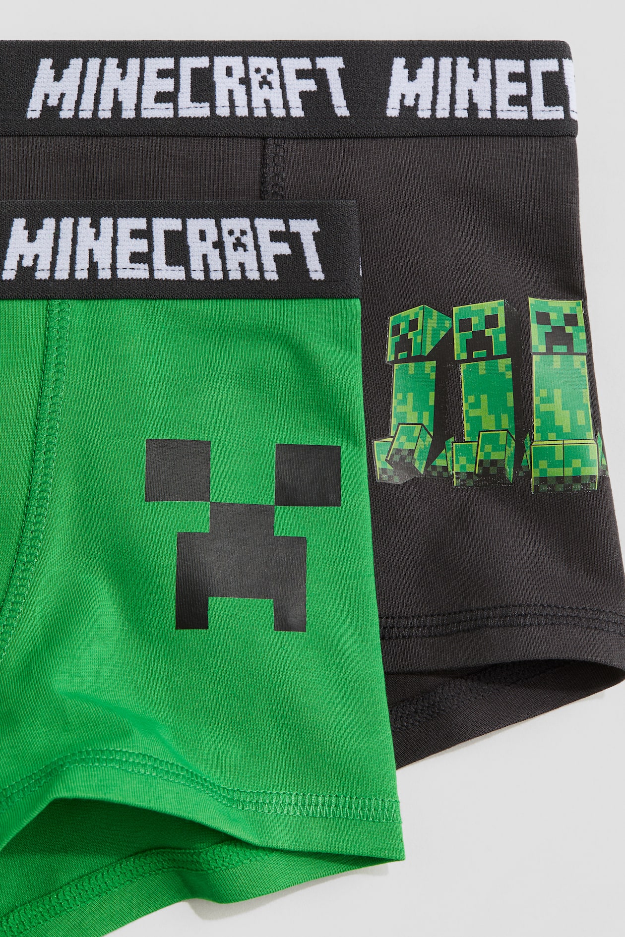 5-pack Boxer Briefs - Green/Minecraft - Kids | H&M CA