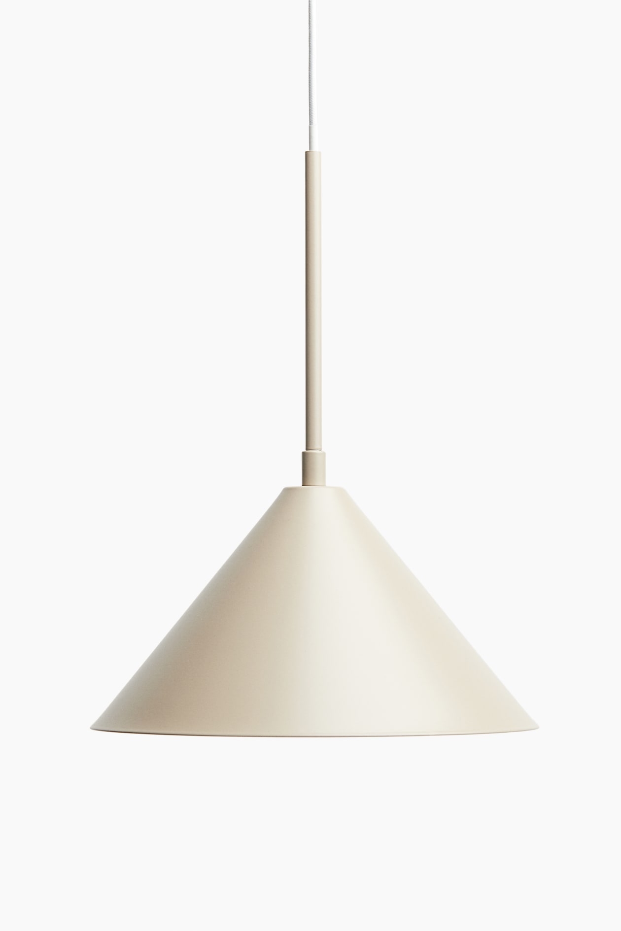 Light beige Metal pendant light at H&M Home | H&M GB