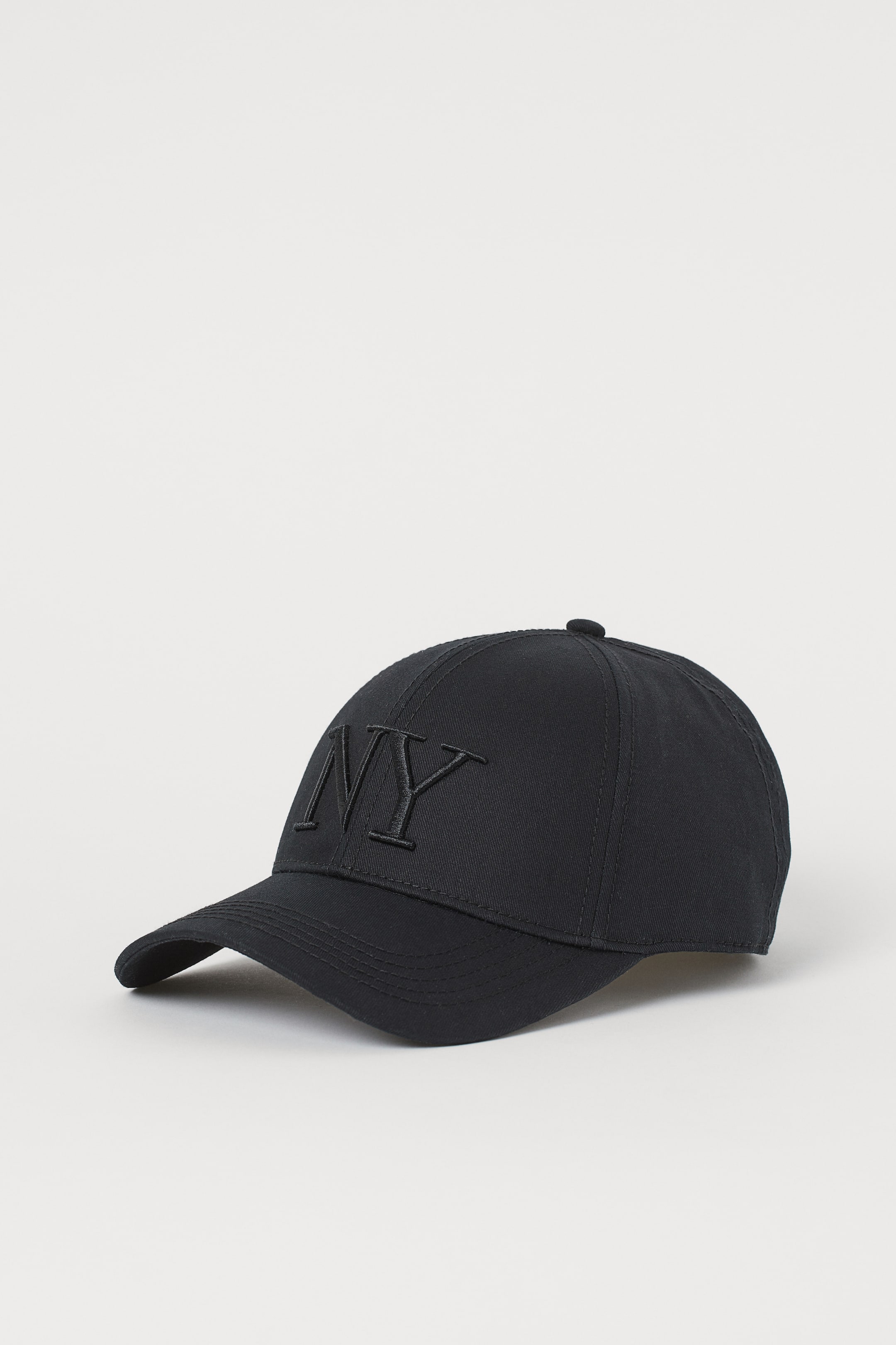 Cotton Twill Cap - Black/NY - Ladies | H&M CA