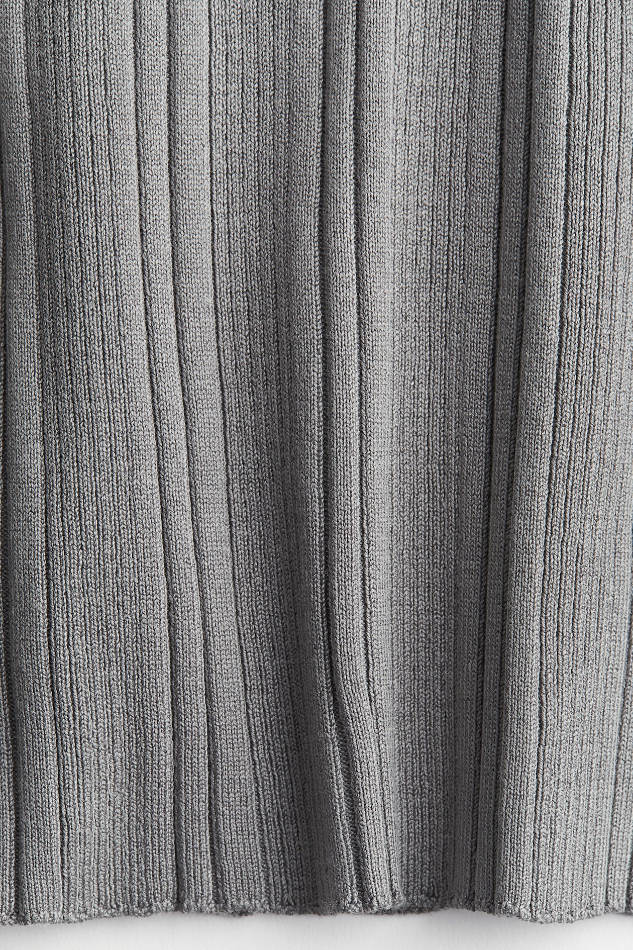 Women's Gray Rib-knit Tank Top | H&M CA