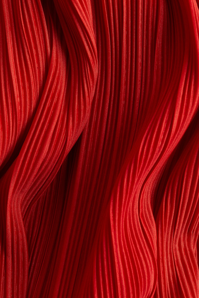 Women's Bright red Plissé Maxi Dress | H&M AU