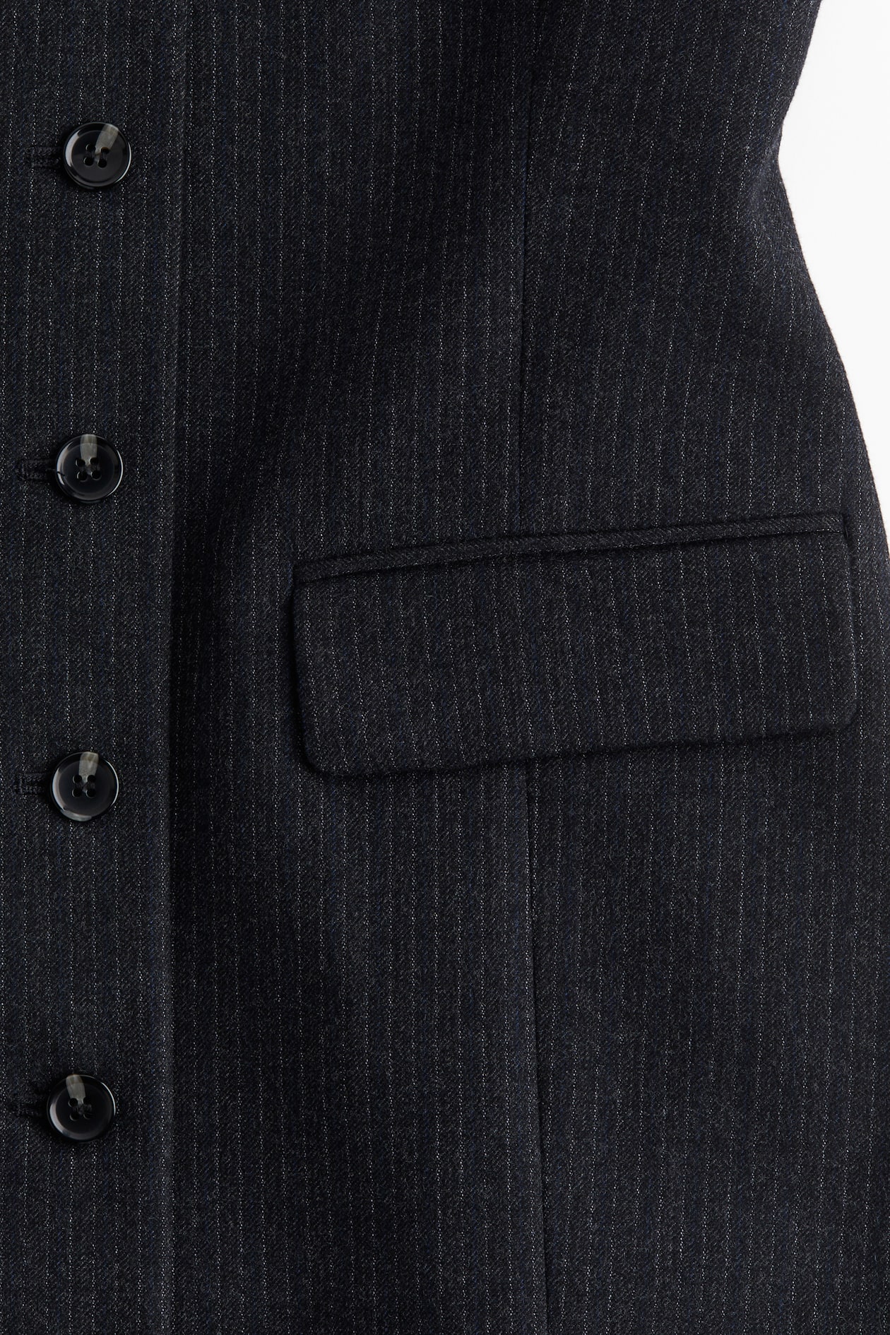Button-front dress - Black - Ladies | H&M GB