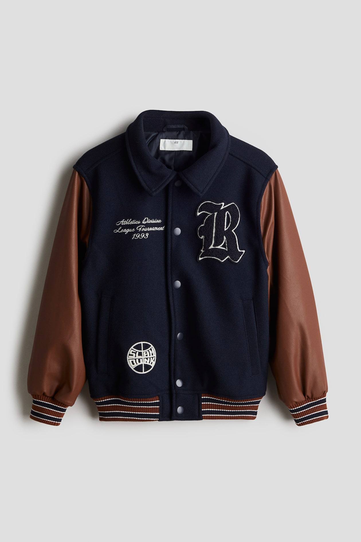 Teddy avec applications - Bleu marine/color block - ENFANT | H&M BE
