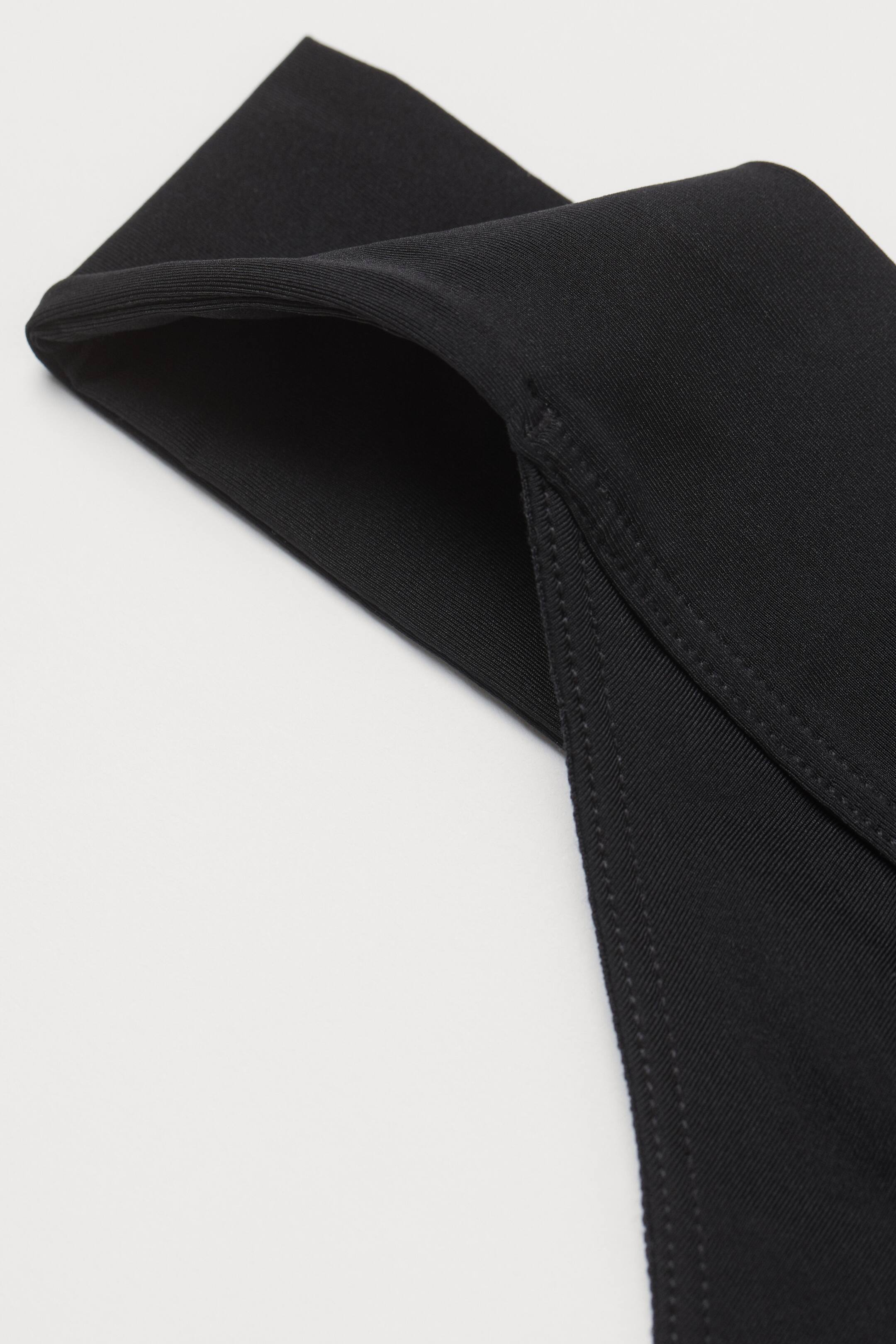 2-pack truse thong i micro - Normalhøy midje - Sort - DAME | H&M NO