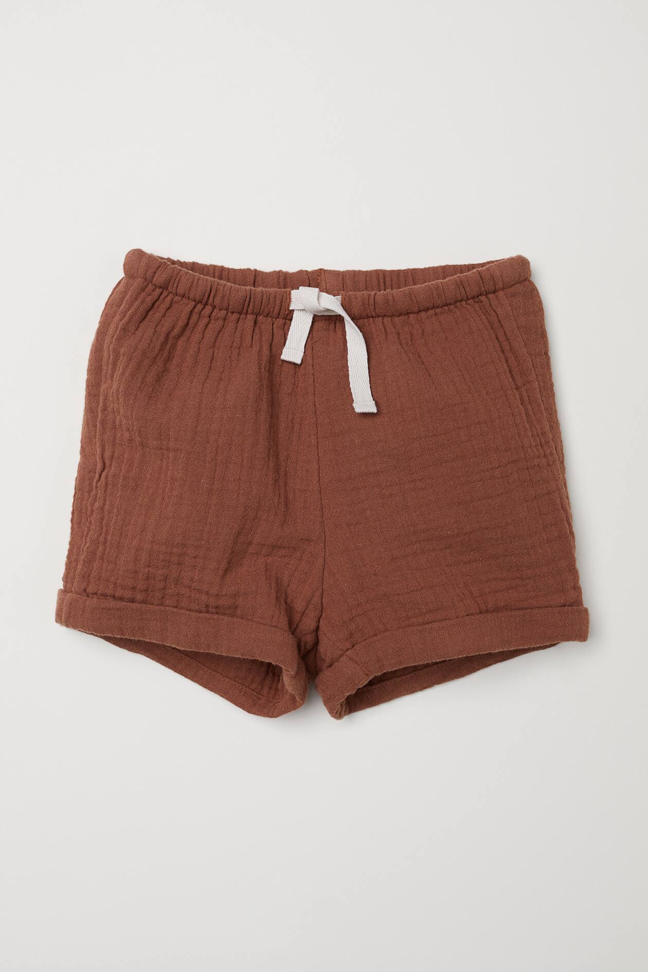 Cotton shorts - Brown - Kids | H&M GB