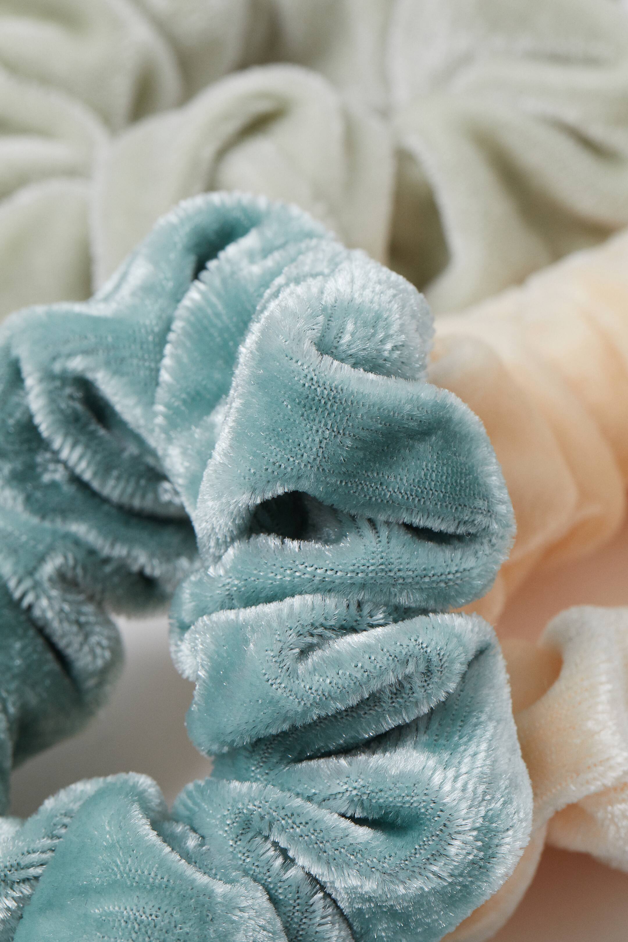 4-pack scrunchies - Black/Light green - Ladies | H&M HK