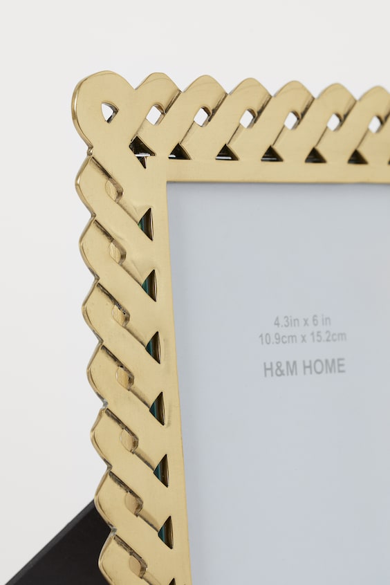 Metal photo frame - Gold-coloured - Home All | H&M GB
