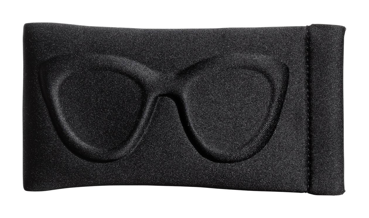 Scuba-look Fabric Glasses Case - Black - Ladies | H&M US