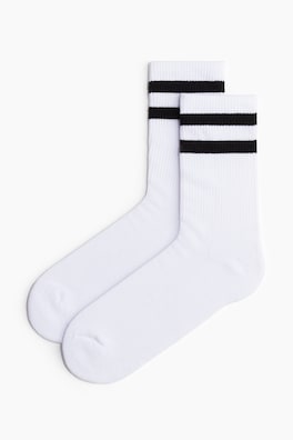 5-Pack Socks - White/gray - Men | H&M US
