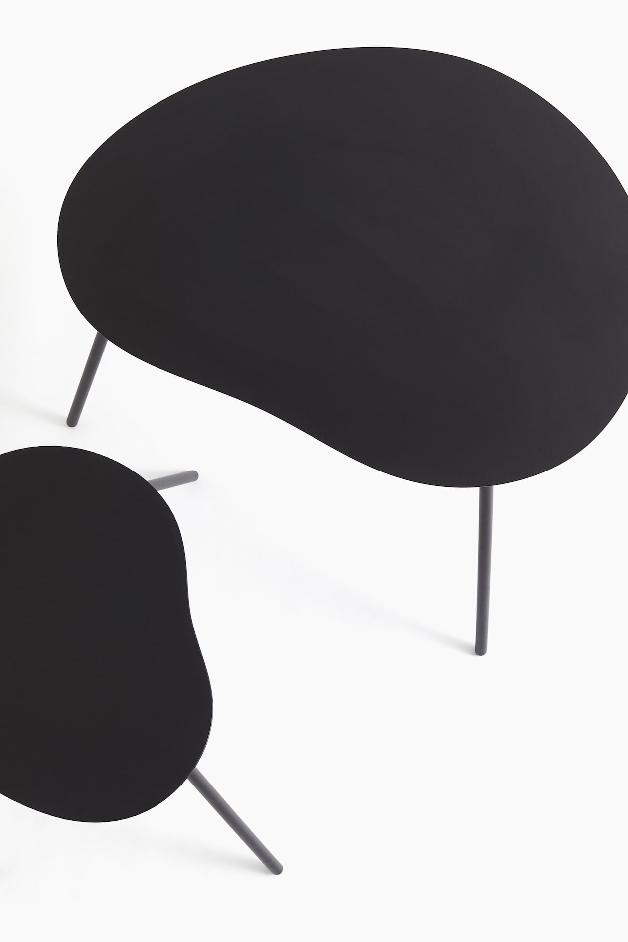 Black Metal Side Table Set at H&M Home | H&M US