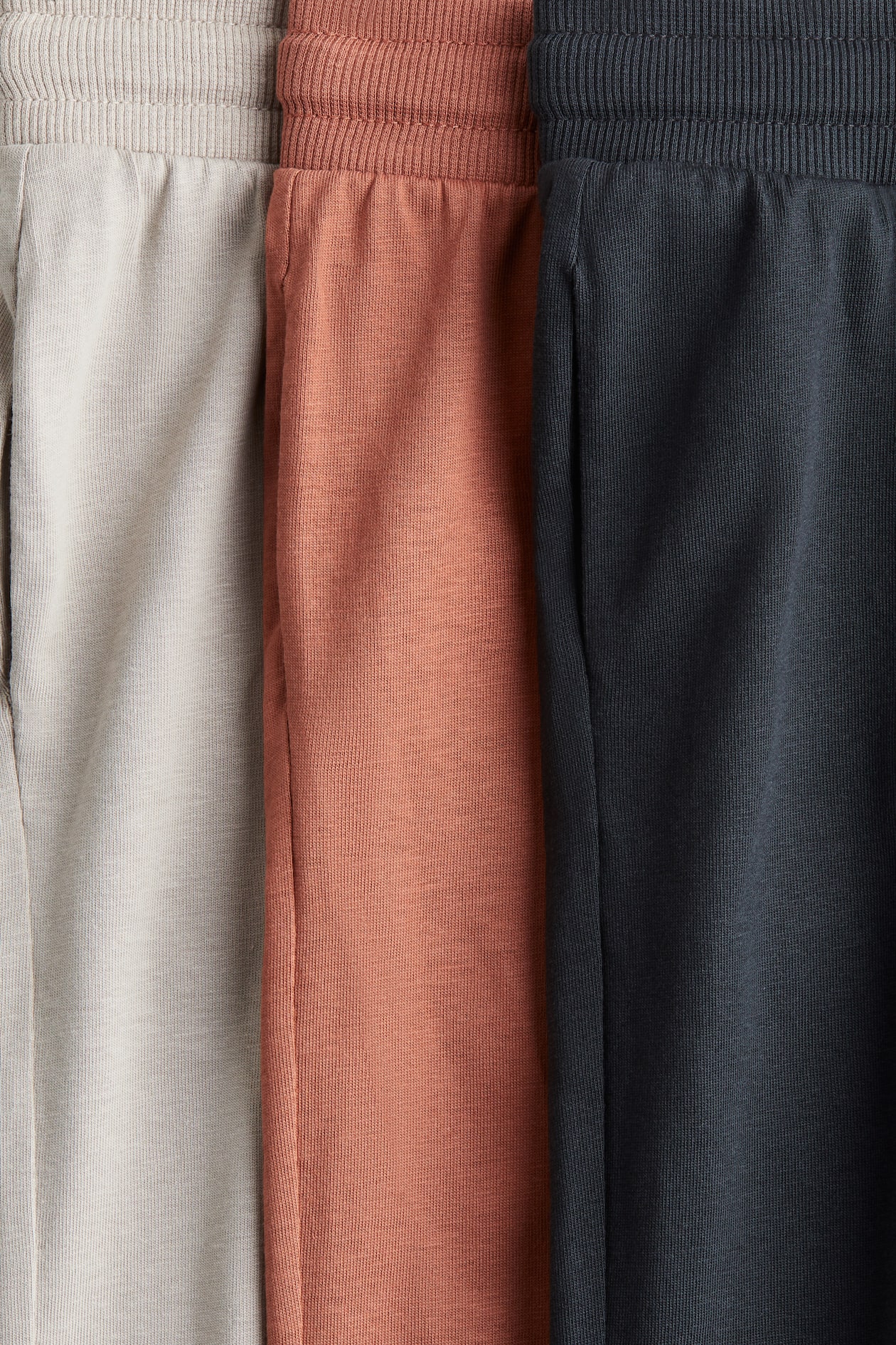 Dark grey/Brown/Beige 3-pack joggers for kids | H&M GB