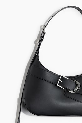 Strap-Detail Shoulder Bag - Black - Ladies | H&M US