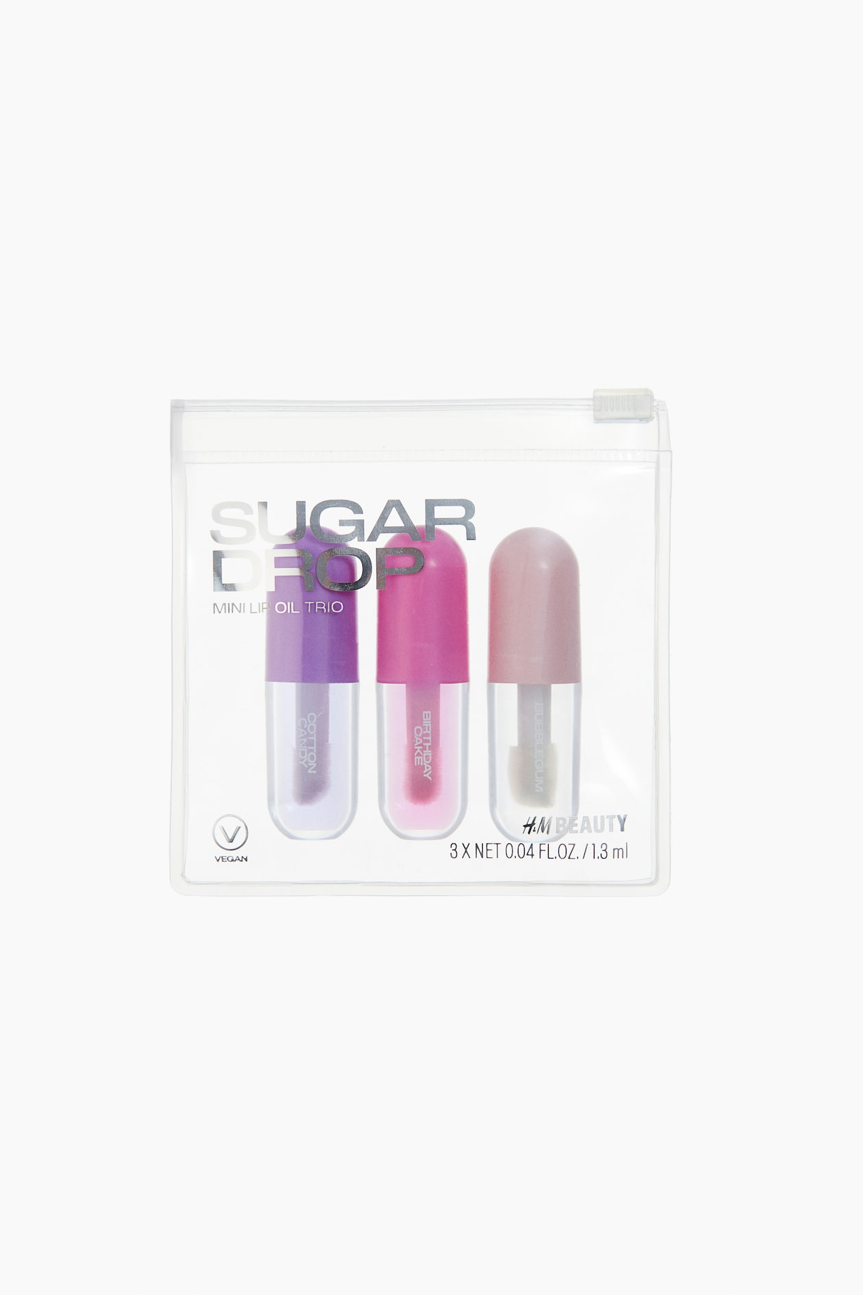 Mini Lip Oil Trio - Pink/light pink/purple - Beauty all | H&M US