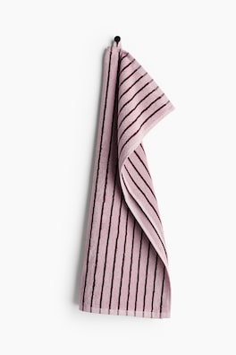 Light pink/striped Striped Hand Towel at H&M Home | H&M US
