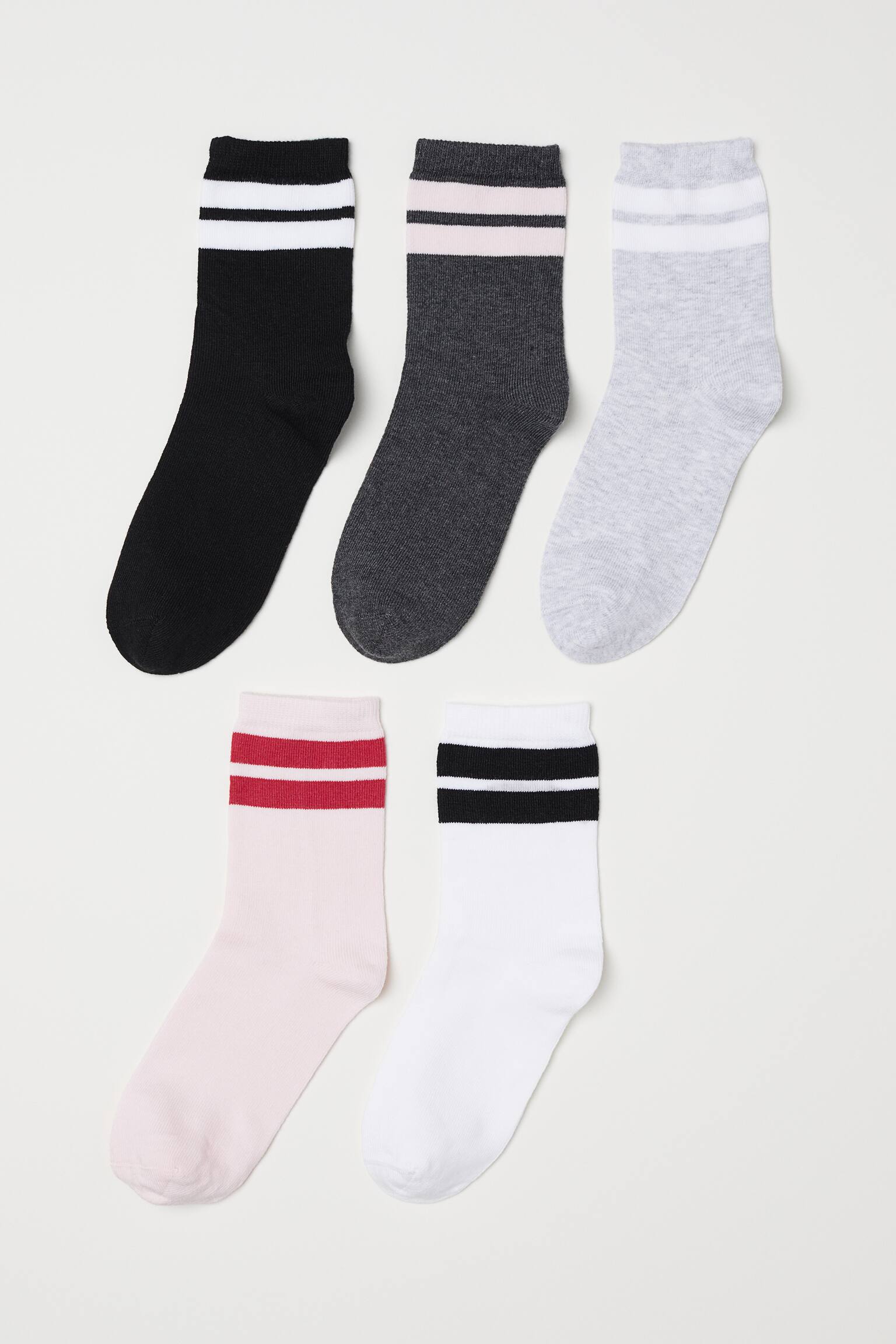 5-pack Socks - Light gray - Kids | H&M US