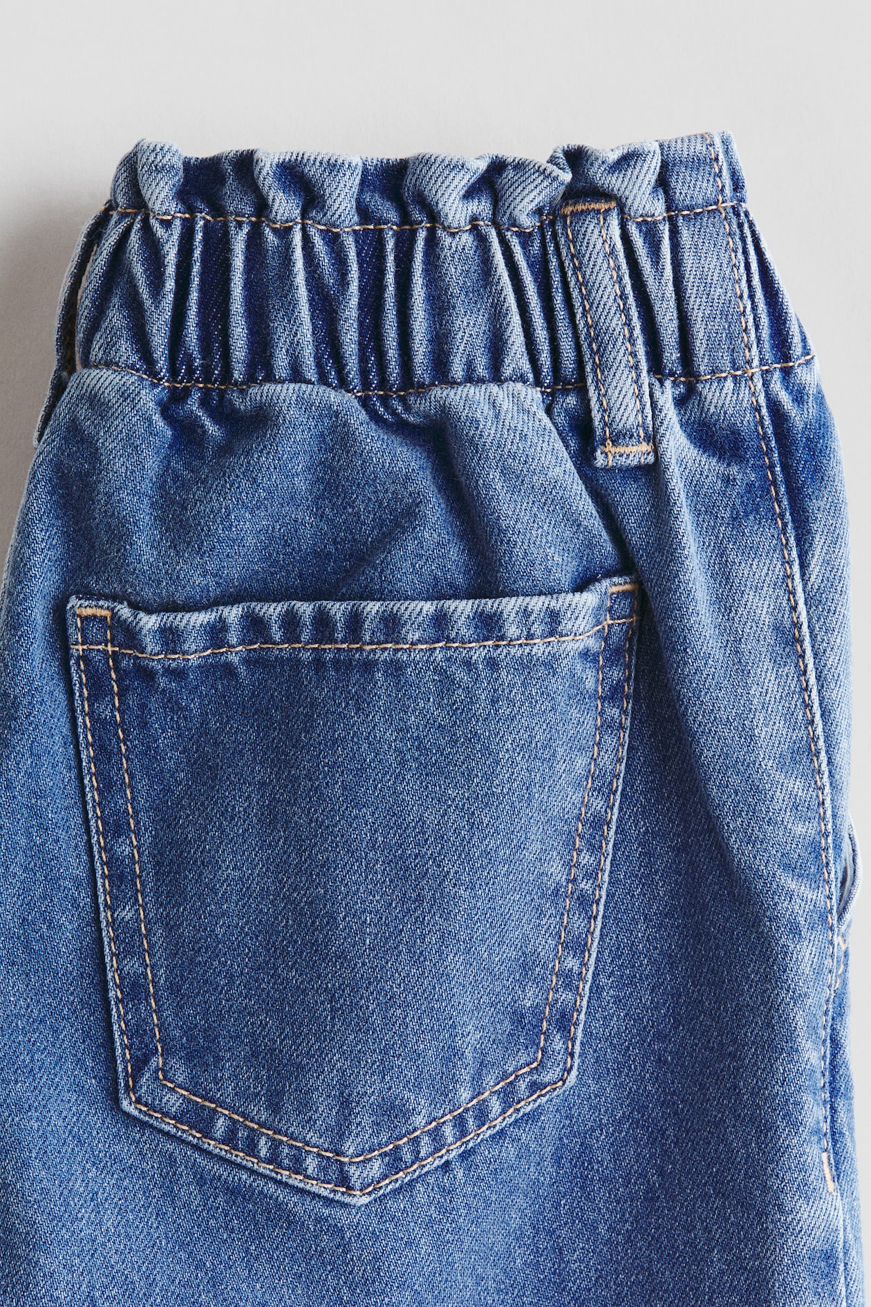 Denim blue/Minnie Mouse Motif-detail wide leg jeans for kids | H&M IN