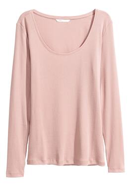 Jersey top - Powder pink - Ladies | H&M GB