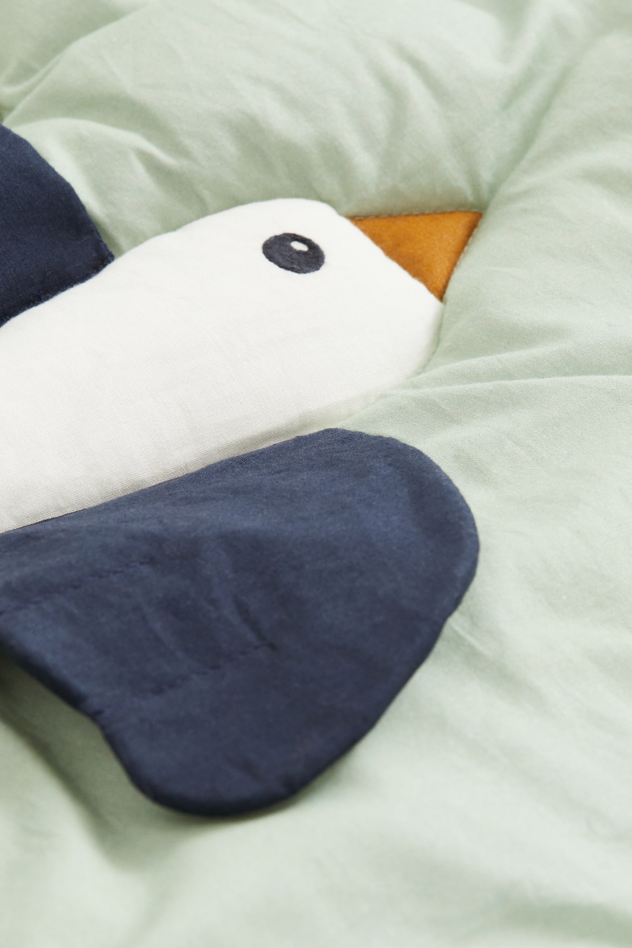 Light dusty green/bird Cotton Baby Mat at H&M Home | H&M US