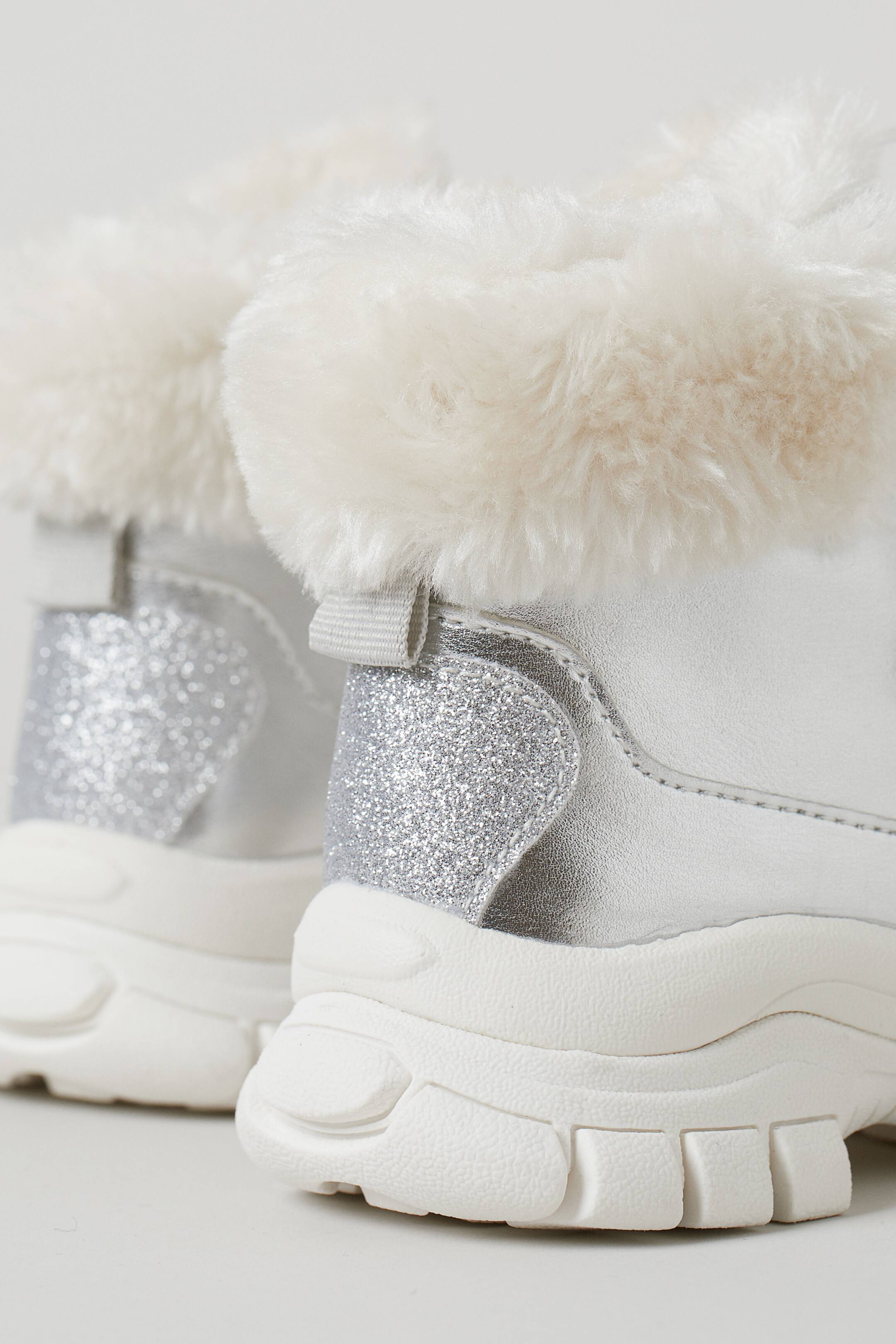 Shimmering boots - Silver-coloured - Kids | H&M HK