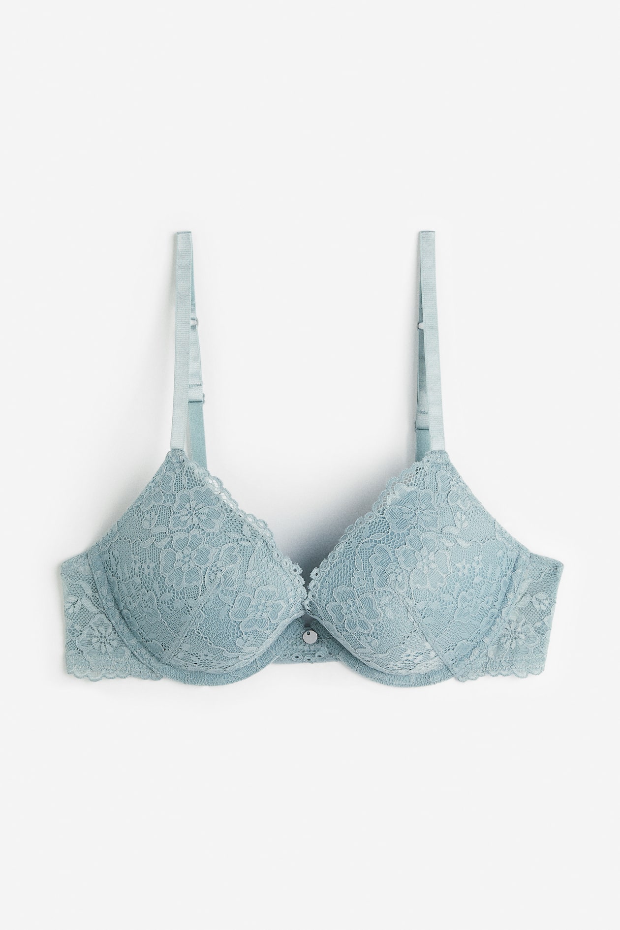 Lace push-up bra - Light turquoise - Ladies | H&M SG