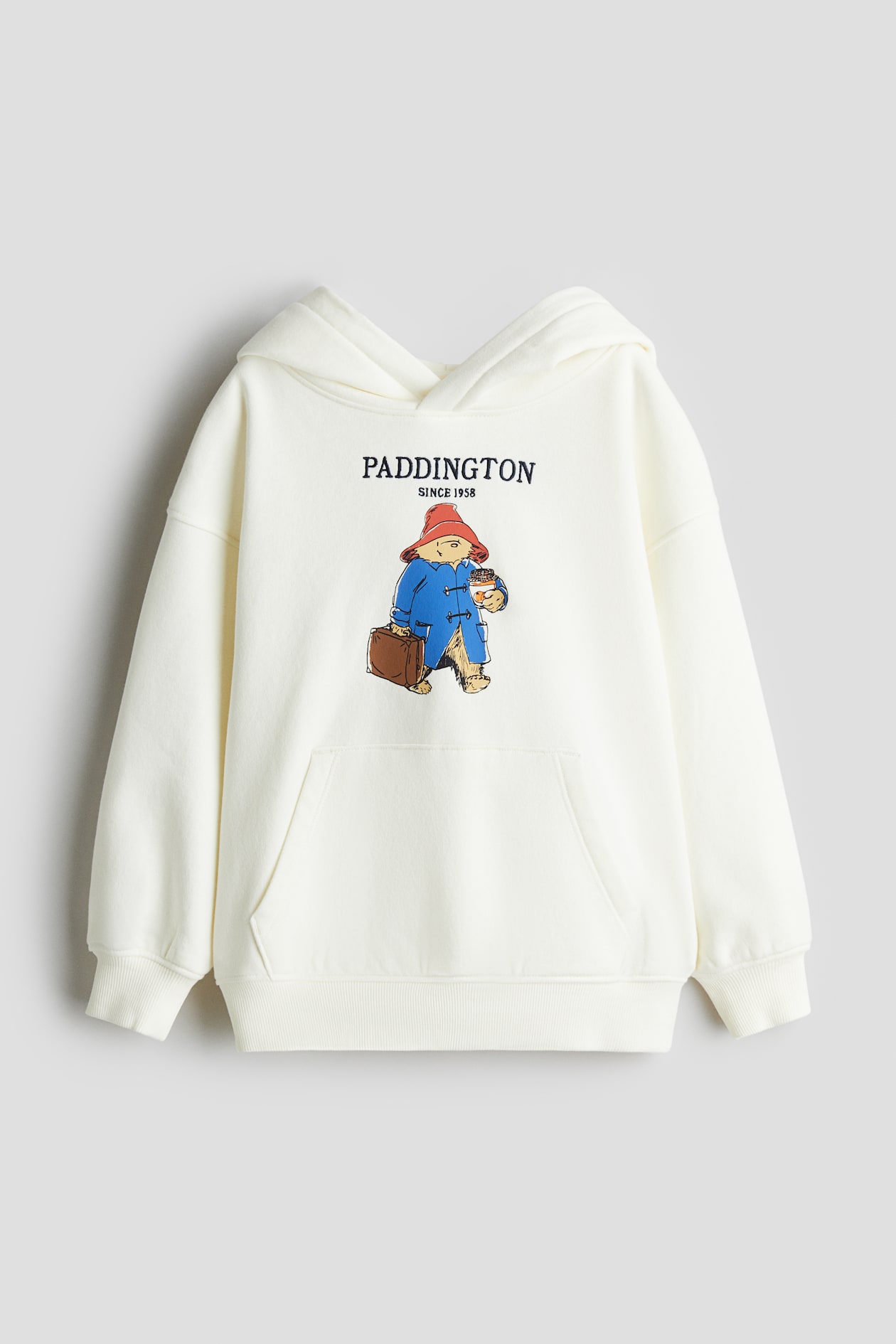 White/Paddington Bear Printed Hoodie for kids | H&M US