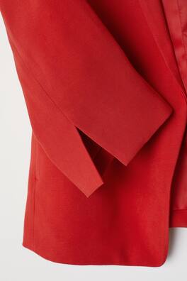 Shawl-collar Jacket - Red - Ladies | H&M US