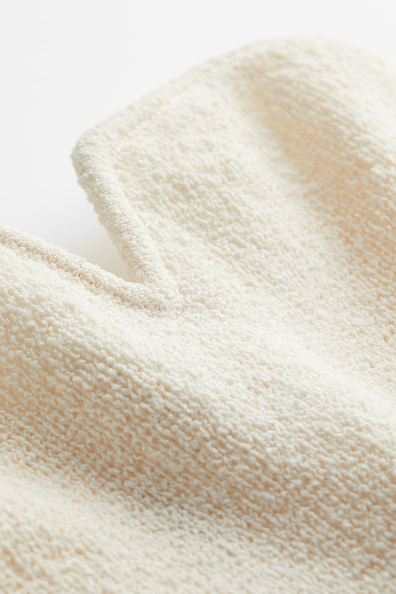 Women's Cream Textured-knit tube top | H&M GB