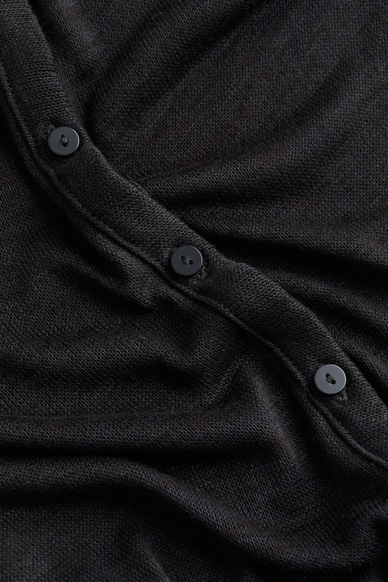 Women's Black Long Jersey Cardigan | H&M CA