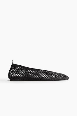 Women's Black Braided ballet pumps | H&M GB