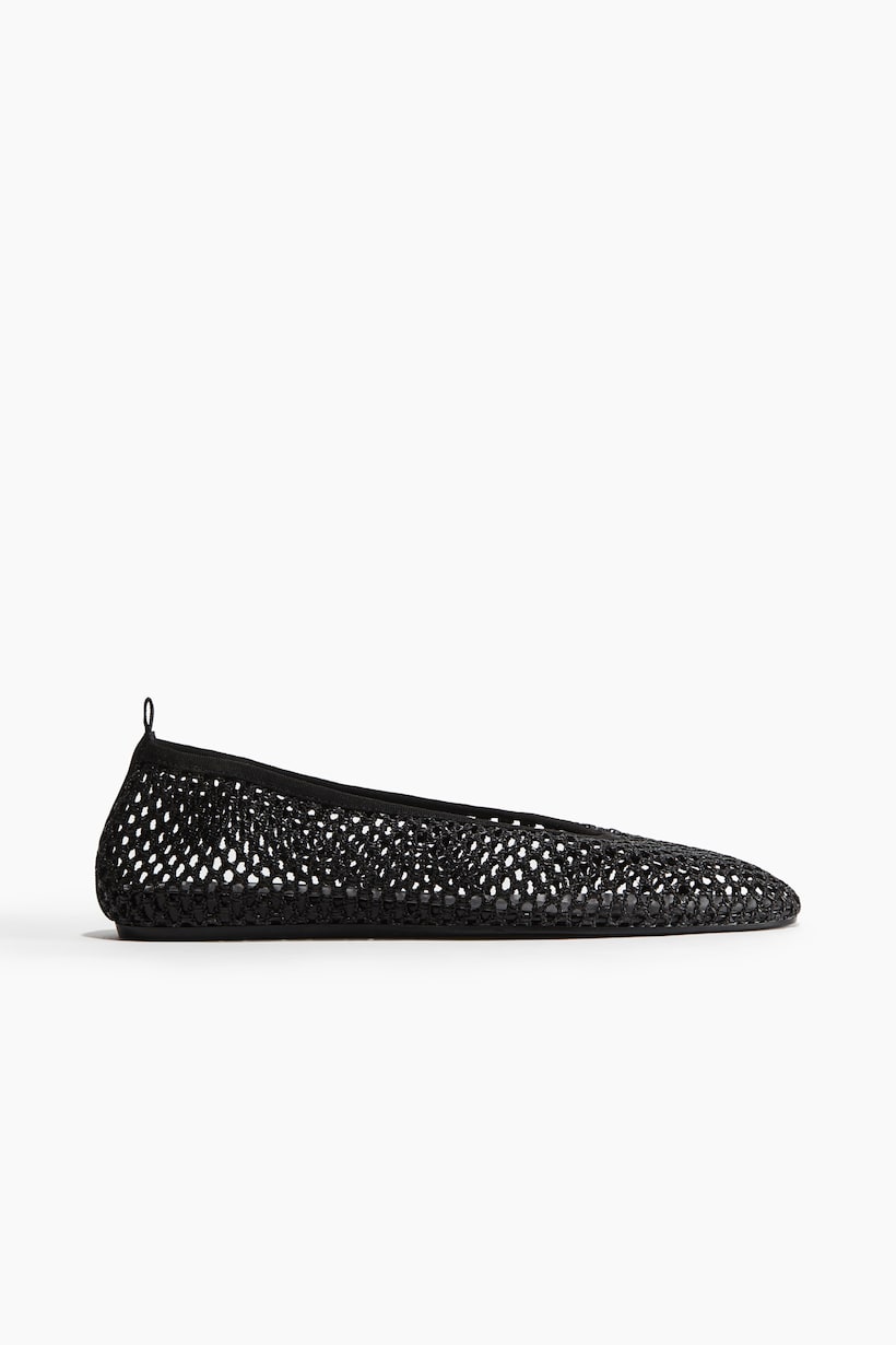 Women's Black Braided ballet pumps | H&M GB