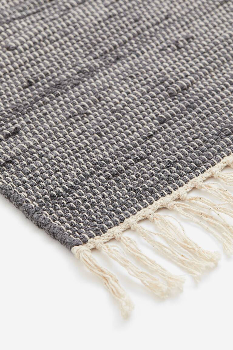 Gray Cotton Rag Rug at H&M Home | H&M CA