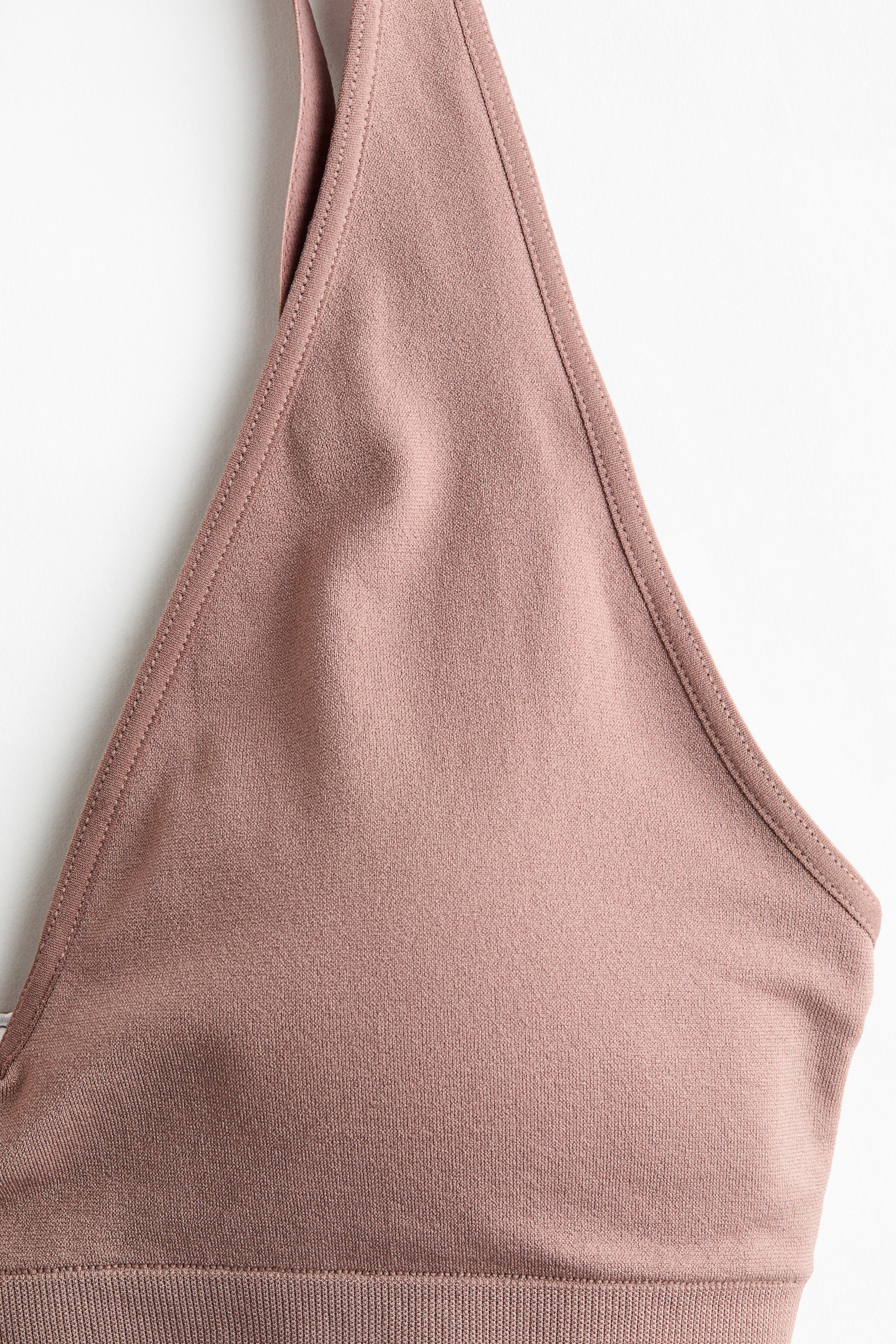 Women's Old rose Seamless Padded Soft bra | H&M IN
