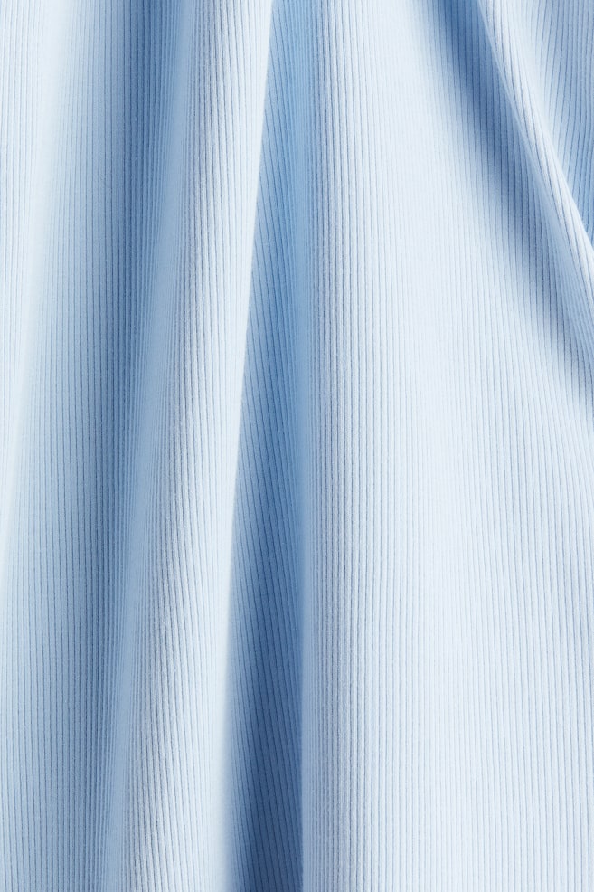 Ribbed Tank Top - Light blue - Ladies | H&M US