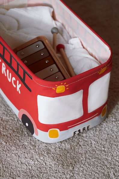 Bus Storage Basket - Red/Fire Truck - Home All | H&M US