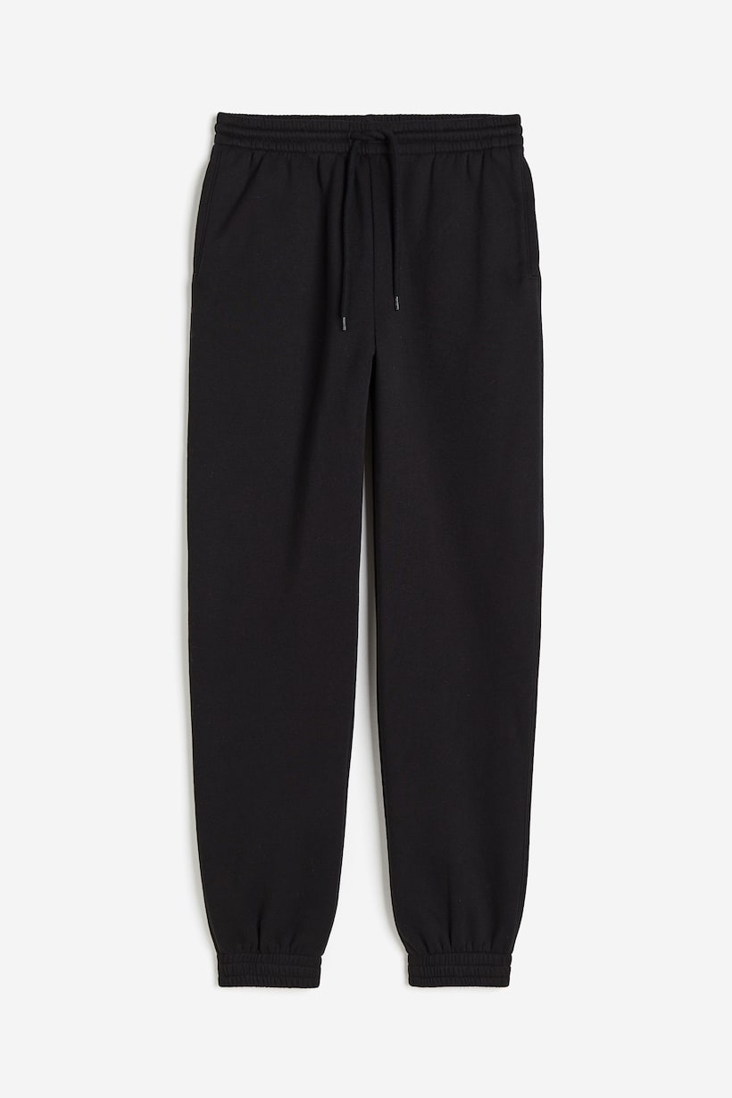 Women's Black High-waisted joggers | H&M GB