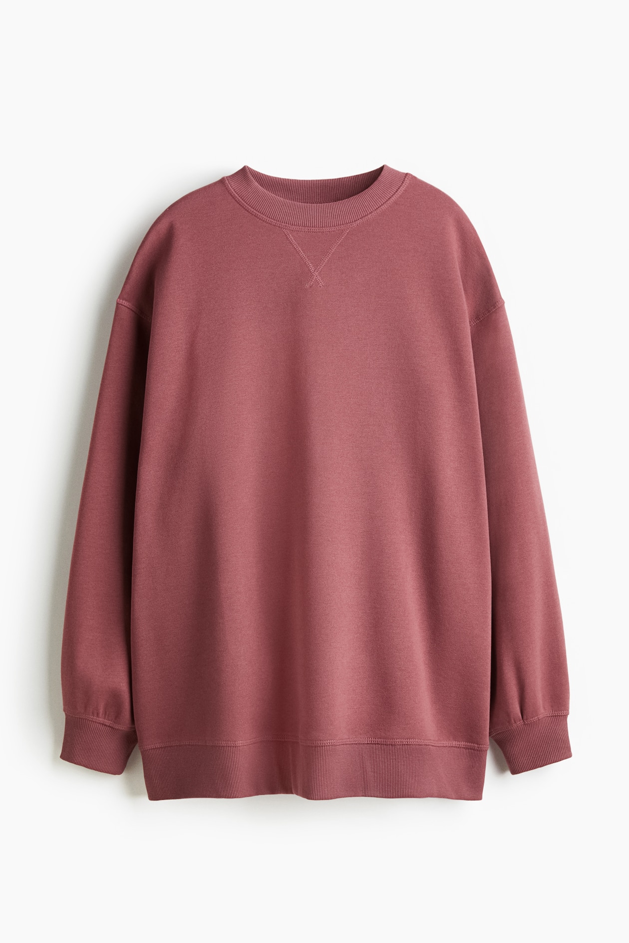Women's Dark pink Oversized Sweatshirt | H&M CA