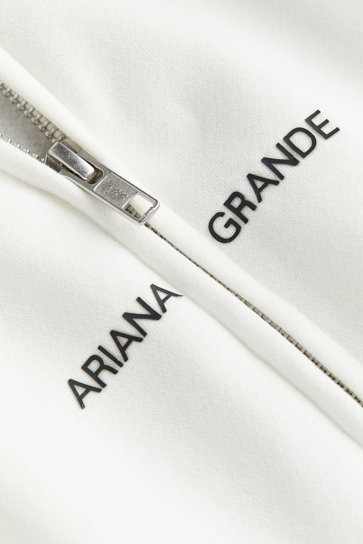 Printed Hooded Jacket - Cream/Ariana Grande - Ladies | H&M CA