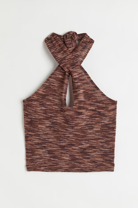Tops con cuello halter | Cruzados, crop tops y más | H&M MX